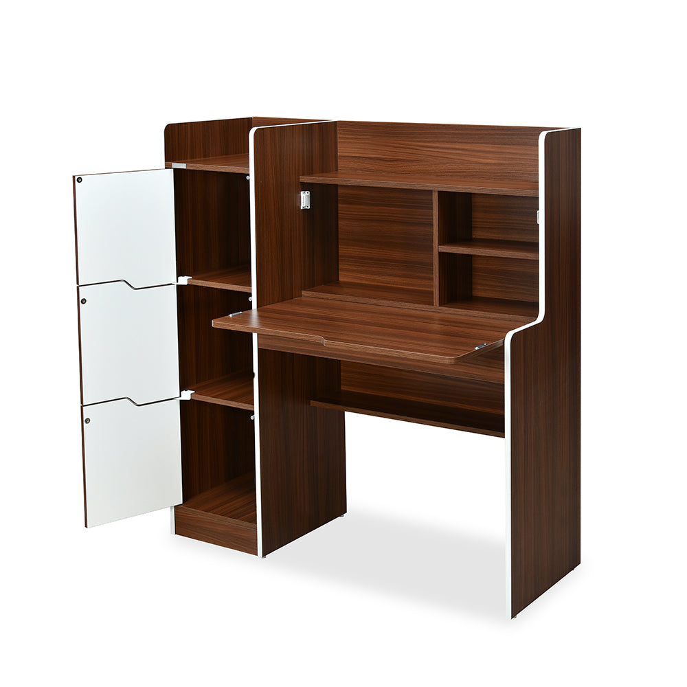 Nilkamal Neptune Neo Study Table Walnut White