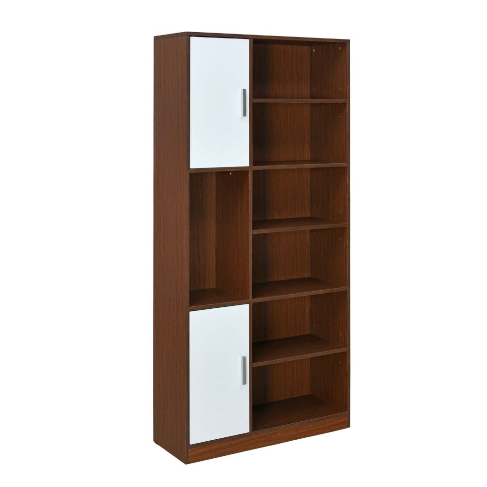 Buy Nilkamal Madden Bookshelf (Urban Walnut / Oak White) Online