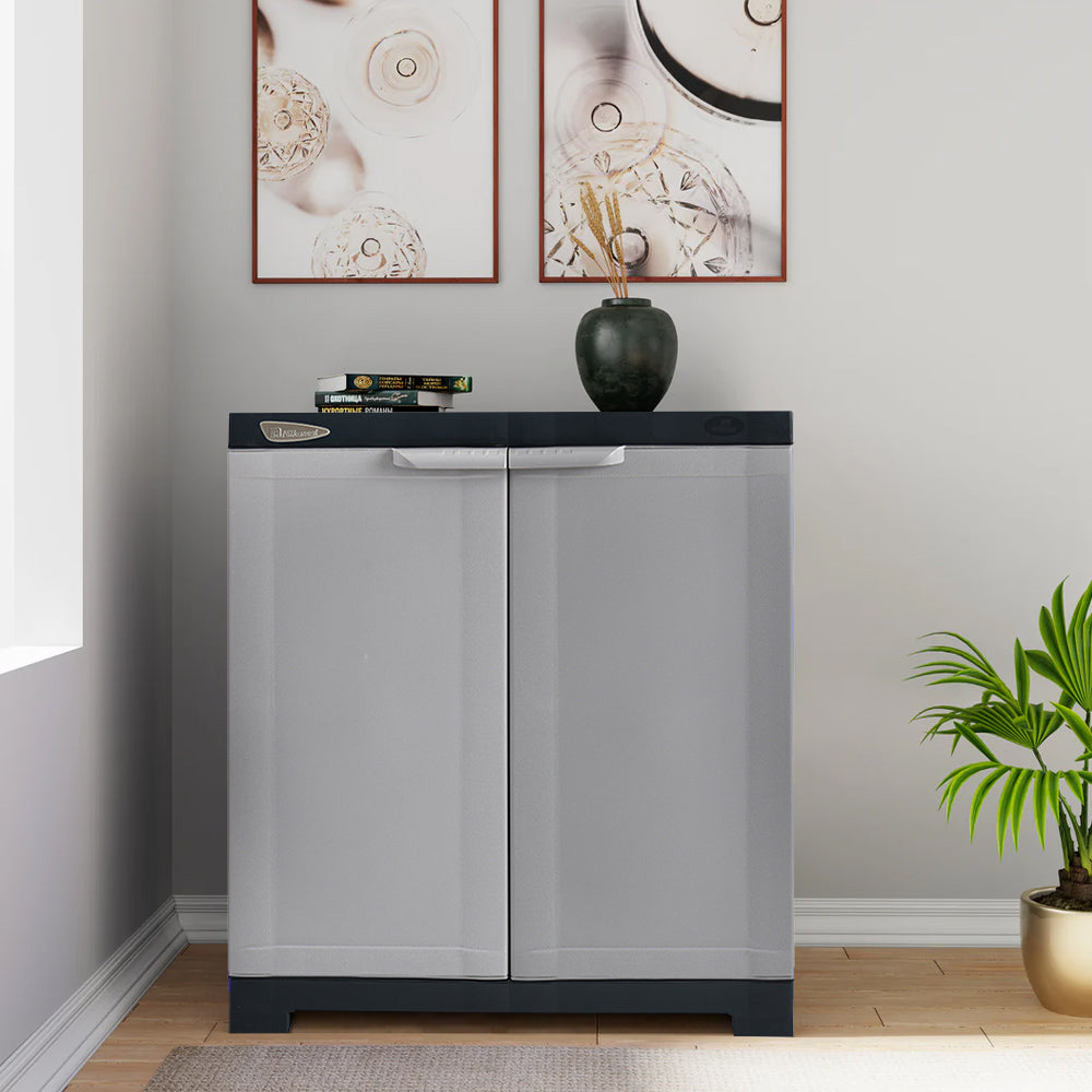 Buy Nilkamal Freedom Mini Small Plastic Storage Cabinet Online Grey