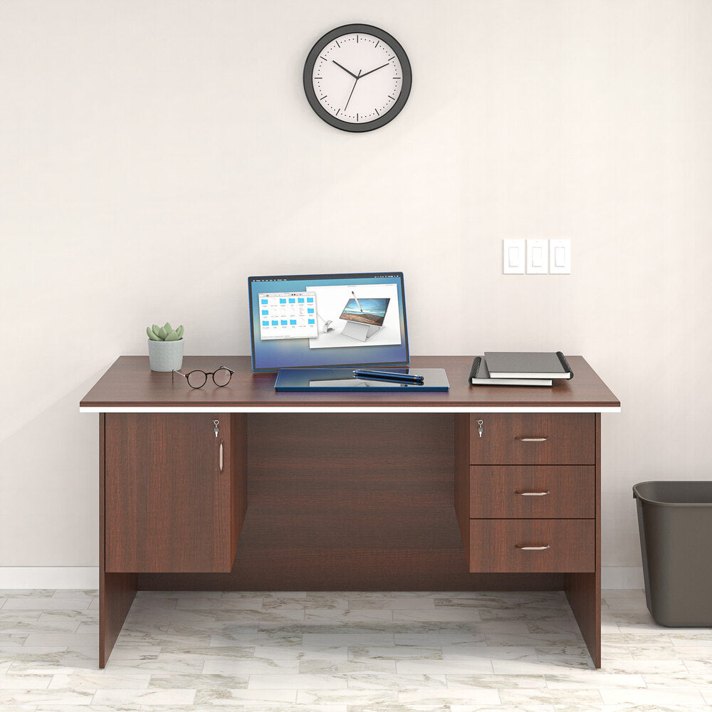 Nilkamal Haiko Office Table (Brown)