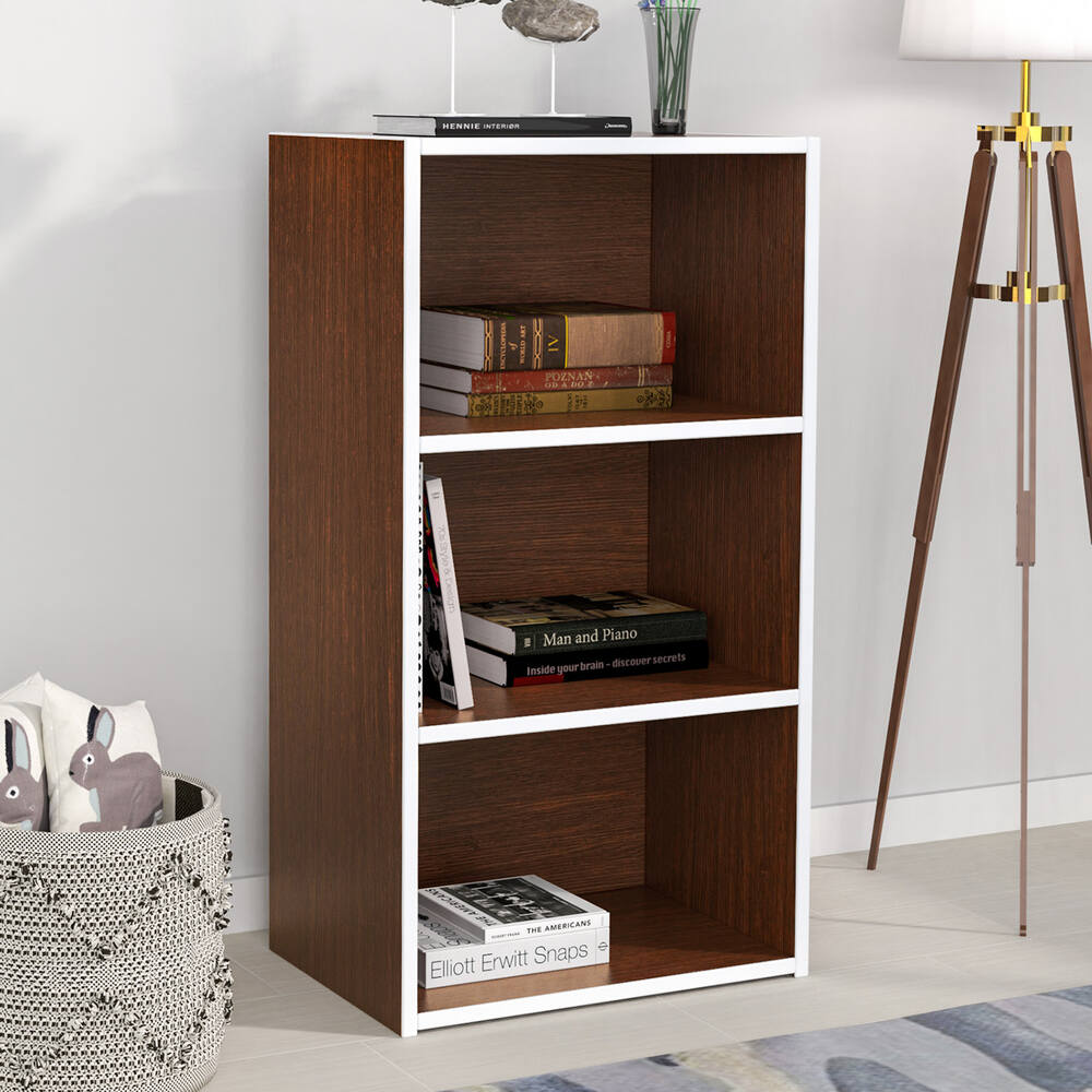 Nilkamal Halo 3 Tier Storage Cabinet (Urban Walnut) - Nilkamal Furniture