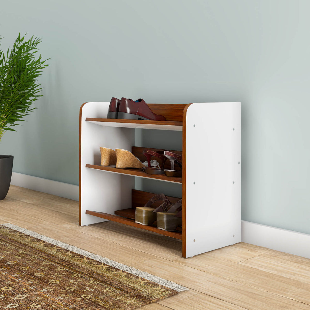 Buy Nilkamal Itsy 3-Tier Shoe Rack Online in India