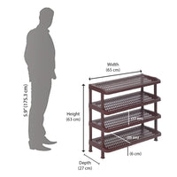 Nilkamal Multipurpose Rack 04 (Maroon)