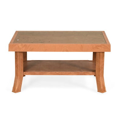 Buy Nilkamal Center Table 2 Carv Glass Pear Wood Online in India