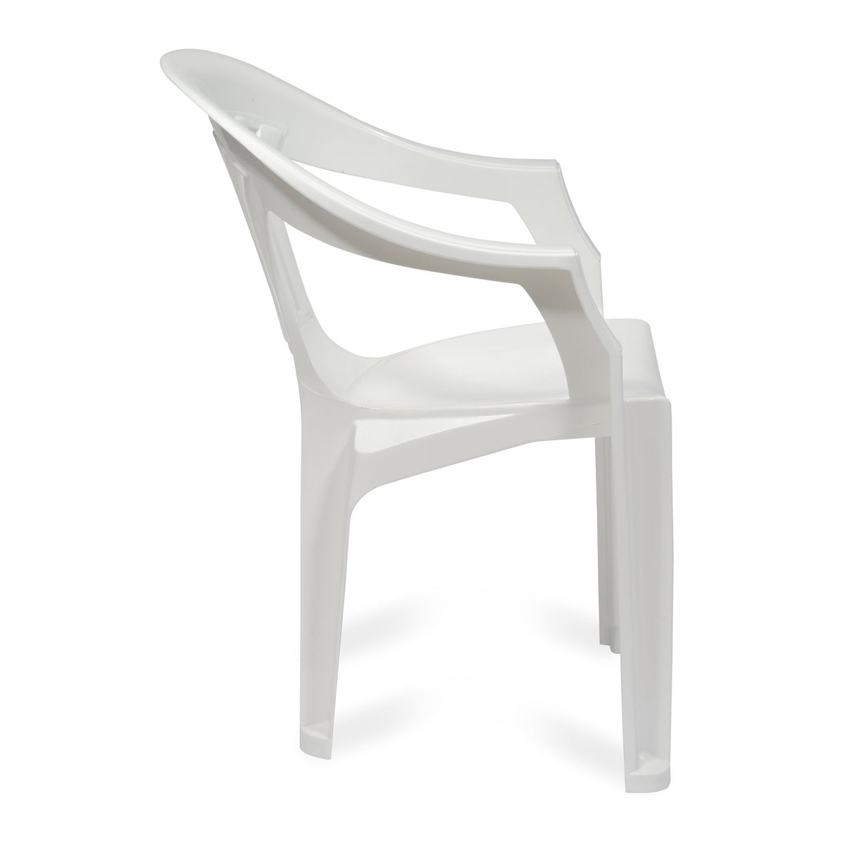 Buy Nilkamal CHR2101 Plastic Arm Chair (Milky White) Online in India