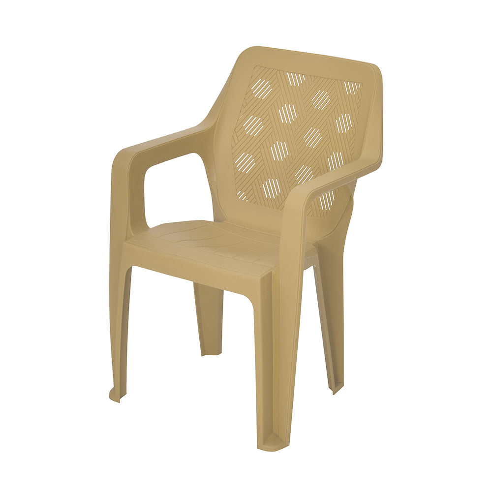 Nilkamal Hexa Plastic Chair with Arm Rest
