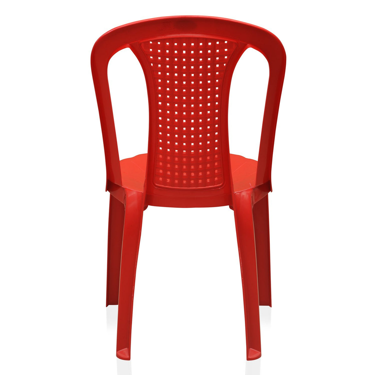 Buy Nilkamal CHR4002 Plastic Armless Chair (Bright Red) Online