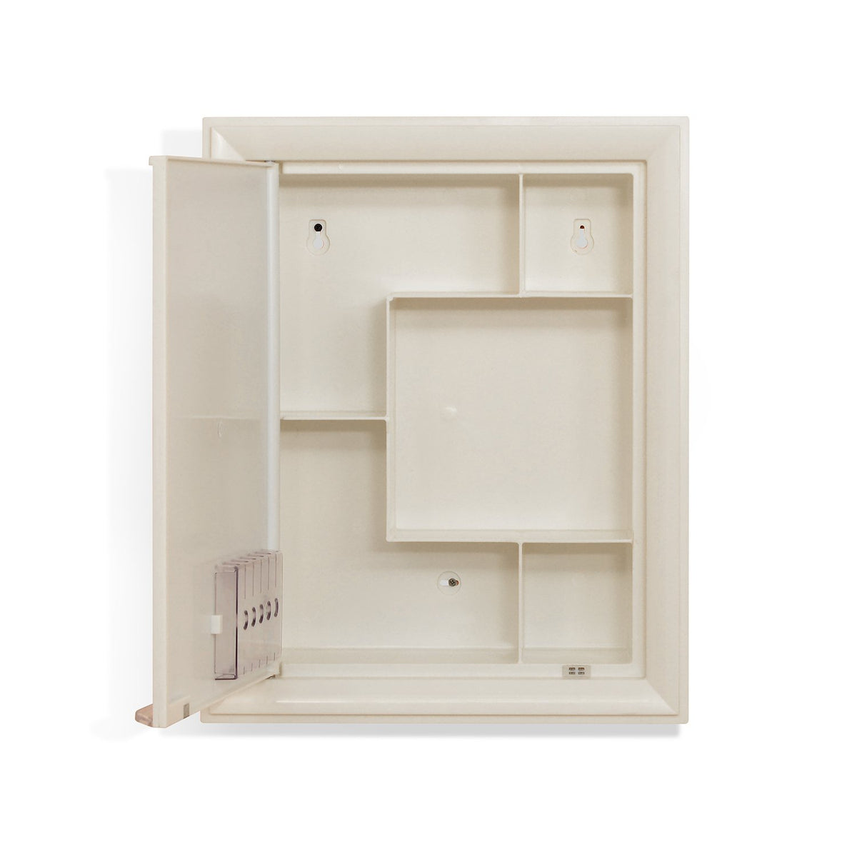 Buy Nilkamal Gem Plastic Cabinet with Mirror (Ivory) Online In India