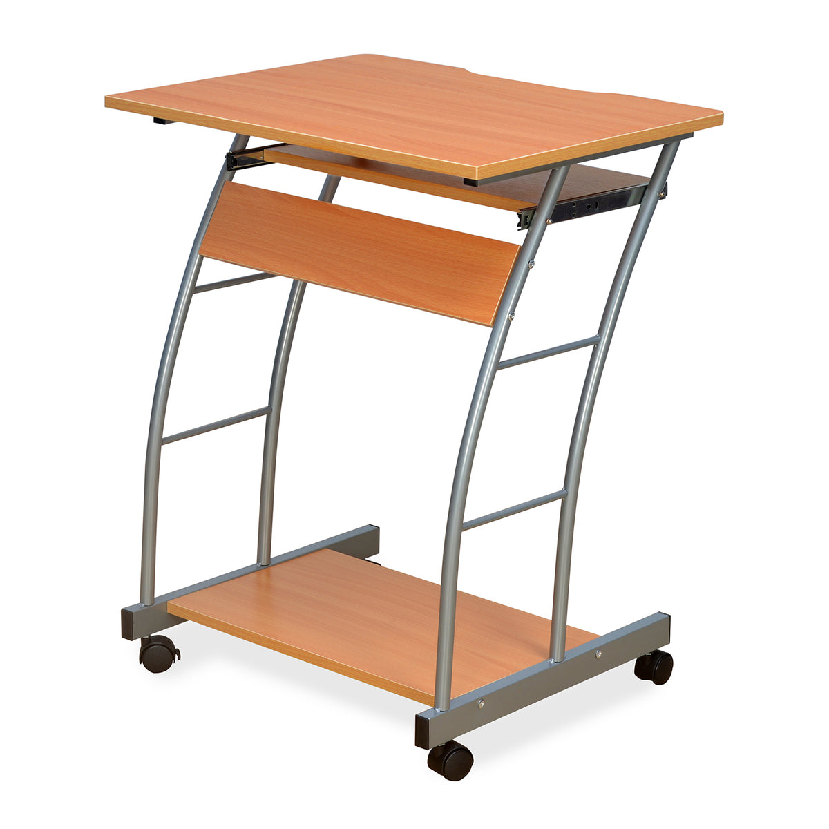 Nilkamal Leo Computer Table (Black / Beach) - Nilkamal Furniture