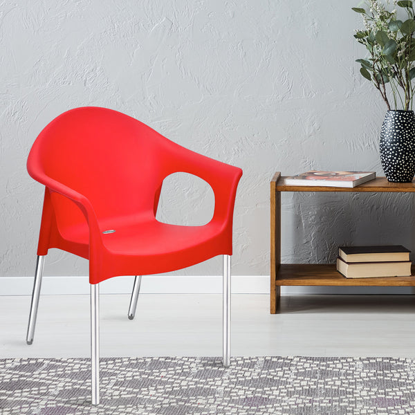 Nilkamal red chair store