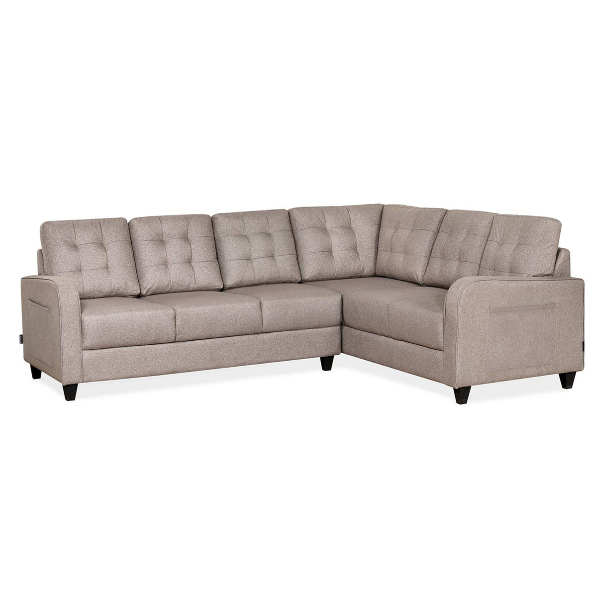 Buy Nilkamal Protean Plus Corner Left Hand Side Sofa (Brown) Online