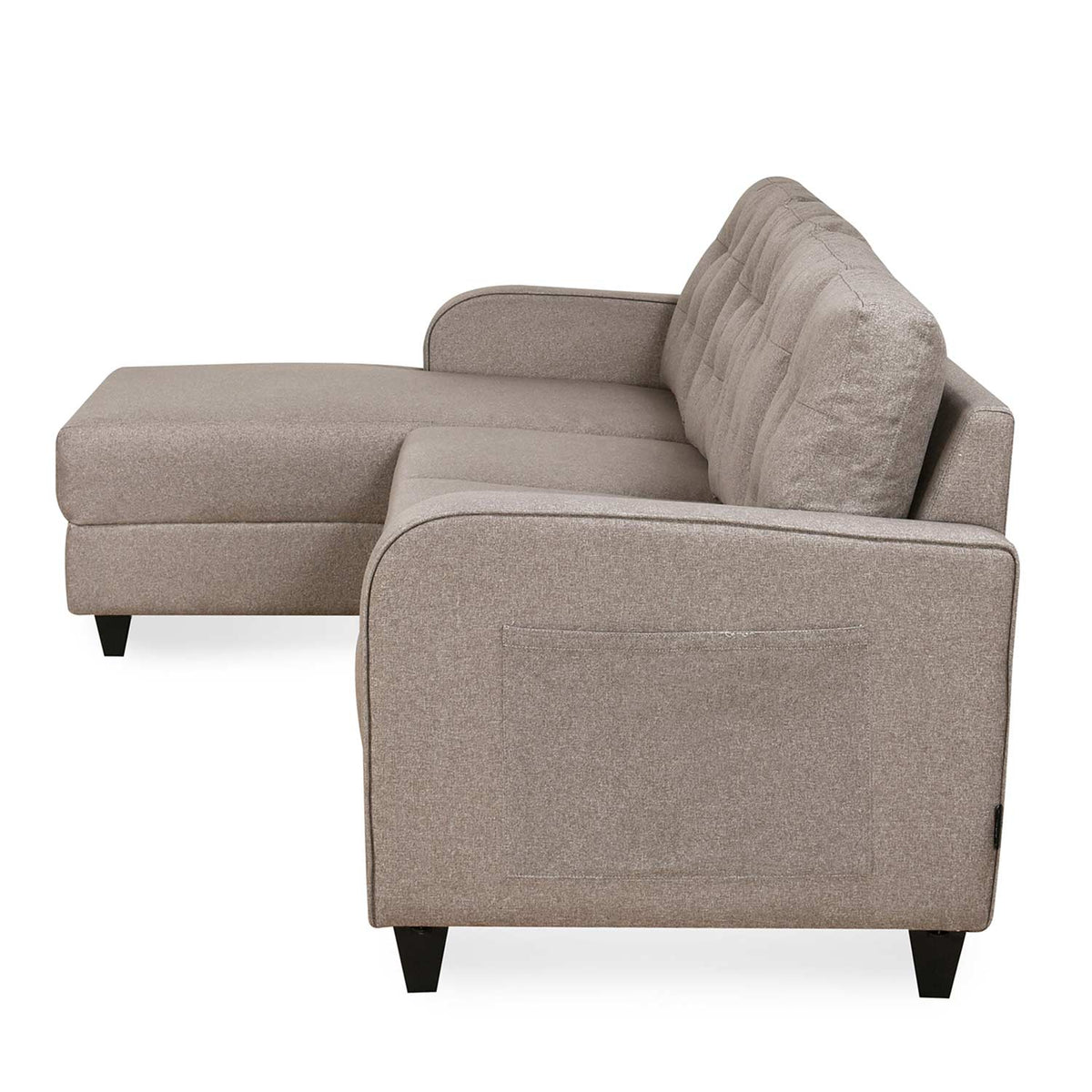 Buy Nilkamal Protean Plus Lounger Right Hand Side Sofa (Brown) Online