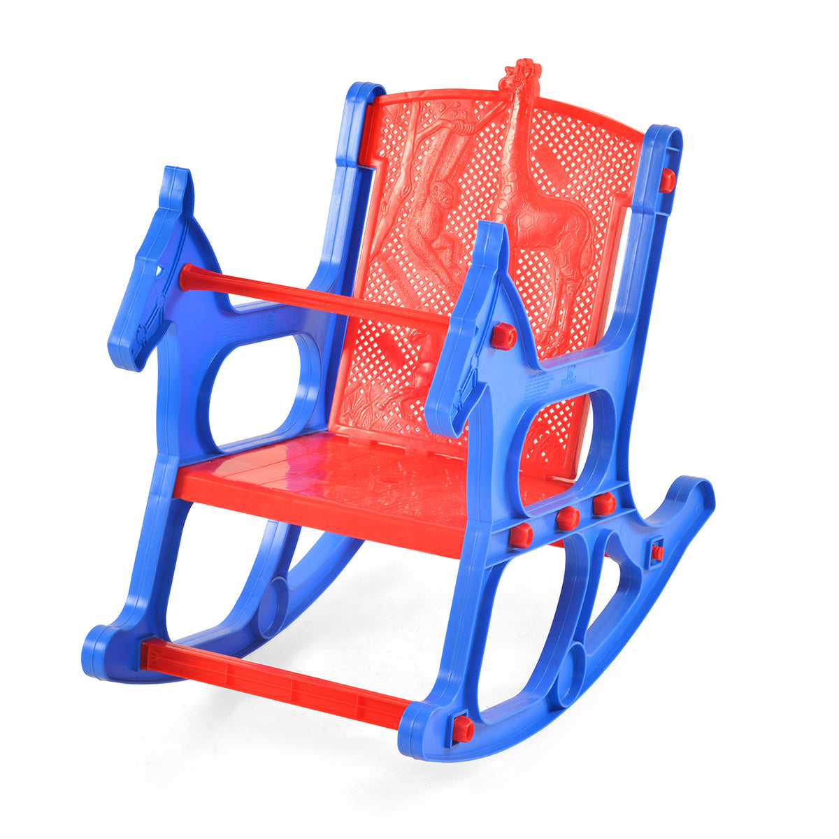 Buy Nilkamal Toy Jungle Plastic Kids Arm Chair (Blue / Red) Online