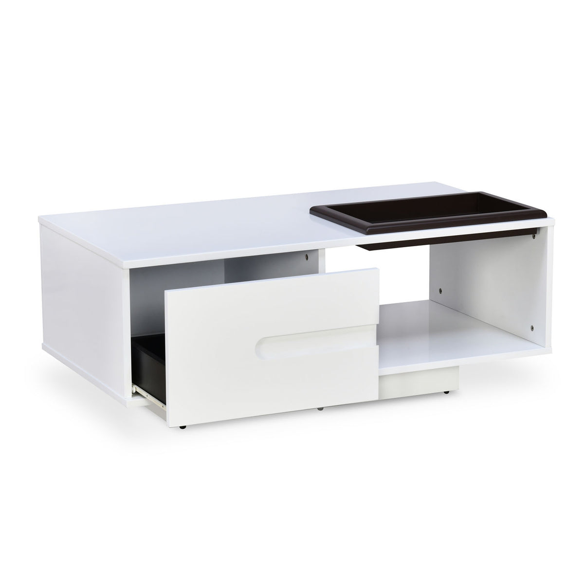 Buy Nilkamal Trevi Engineered Wood Center Table (White) Online