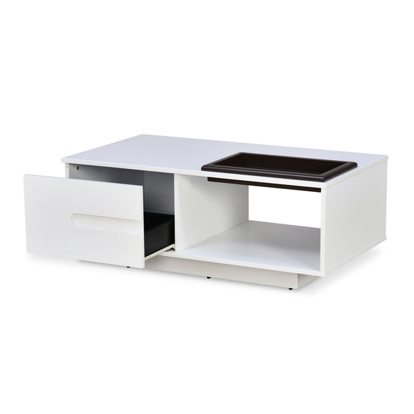Buy Nilkamal Trevi Engineered Wood Center Table (White) Online