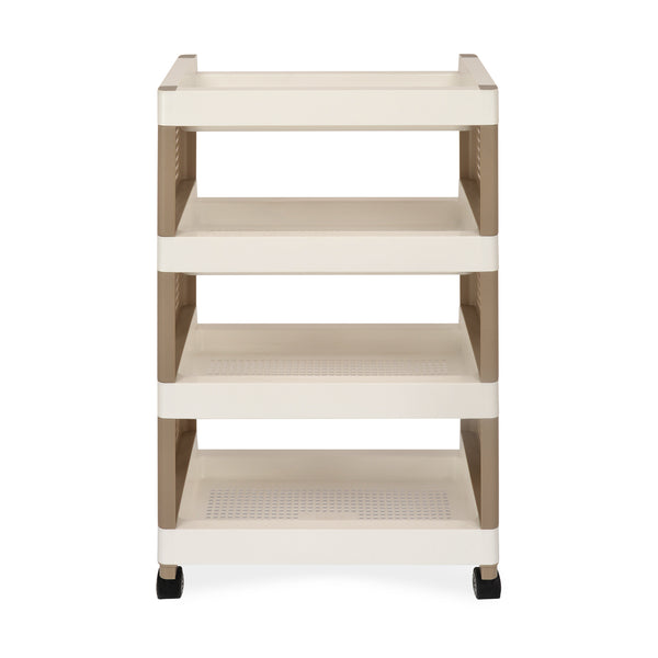 Buy Nilkamal Trolley 25 (Milky White / Taupe Plaza) Online in India